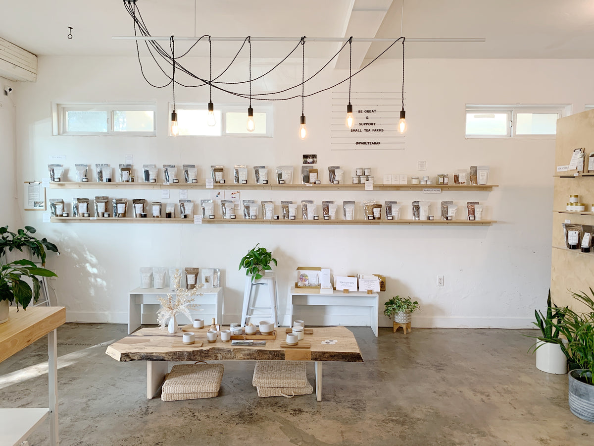 Photo Tour of PARU Tea Bar in San Diego