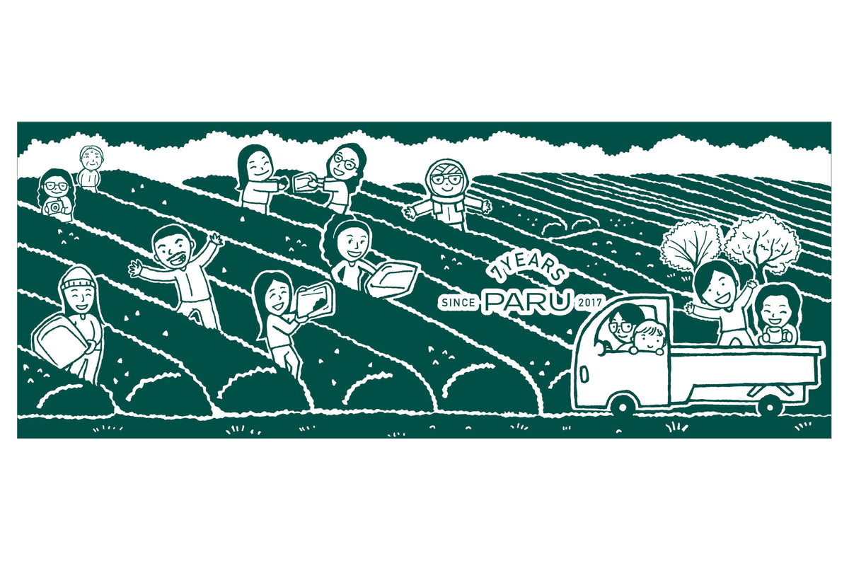 PARU 7-Year Anniversary Tenugui | PARU Specialty Tea in San Diego